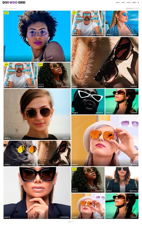 Divi Woocommerce Grid 4 Plantillas Para Divi