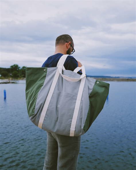 Canvas Carrier Bag In August Company