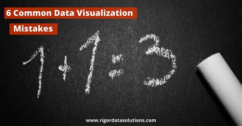 6 common data visualization mistakes