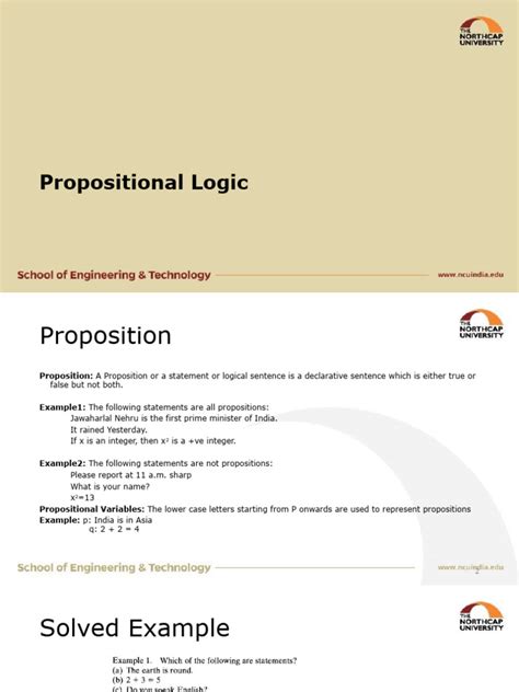 Lecture 16 Propositional Logic 1 Pdf If And Only If Syntax Logic