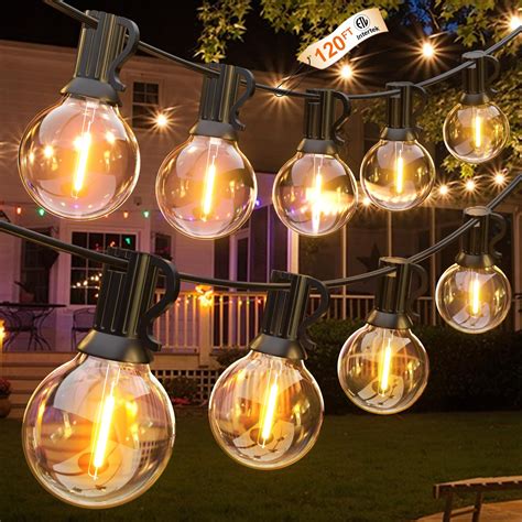 Cafe Globe String Lights Hampton Bay Clear Café String Lights The