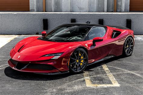 Used 2022 Ferrari Sf90 Stradale Assetto Fiorano Extended Nearly 200k