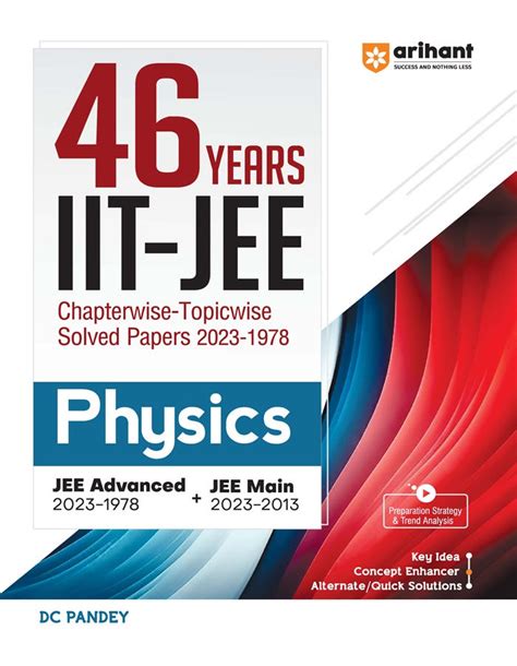 Arihant 46 Years Iit Jee Chapterwise Topicwise Solved Papers 2023 1978 Mathematics Arihant