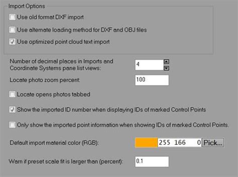 preferences 3d viewer