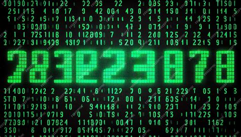 Premium Photo Data From A Digital Stream Or Binary Code On A Matrix Background With Vector