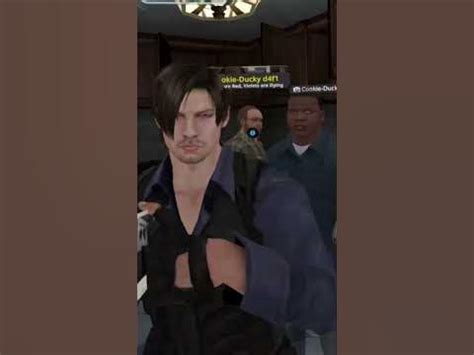 Leon Kennedy Tries To Prove Umbrellas Involvement To Franklin Clinton