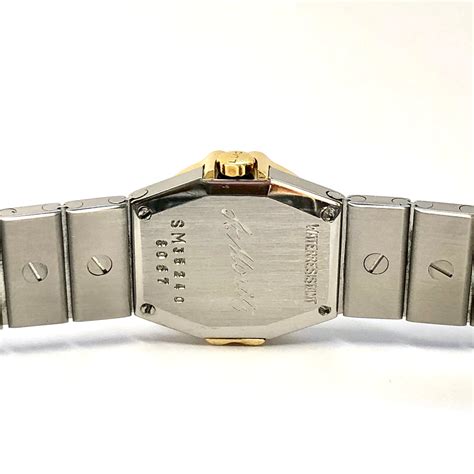 Chopard St Moritz Quartz 18k Yellow Gold And Steel Ladies Watch Diamond Bezel Natiluxia