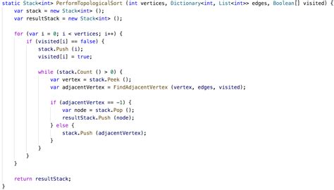 Topological Sorting In Graph Data Structure Code On Mars