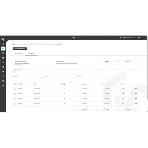 Cs Leak Reporter V2 Cloud Solution Leak Report Editing Software Cs Instruments Logiciel Cs