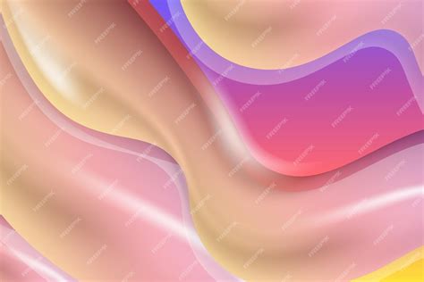 Premium Vector Mesh Color Creative Abstract Wavy Overly Gradient Colorful Vector Background Design