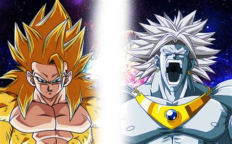 Gohan Ssj4 Mystic Vs Broly Ssj10 Dbaf By Matchupsjejejej On Deviantart