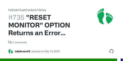 Reset Monitor Option Returns An Error Message After Monitor Reconfig · Issue 735