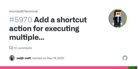add a shortcut action for executing multiple shortcutactions · issue