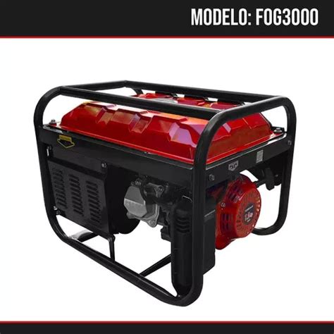 Generador Portátil A Gasolina 3000w Bifásico Con Tecnología Avr 120