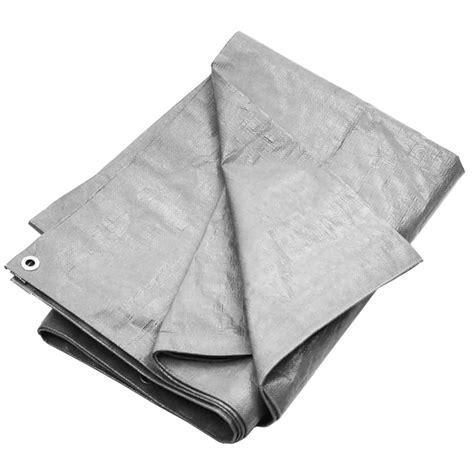 Bâche Bâche De Protection Bâche Universelle 180 Gm² 2x3 M Gris