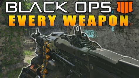 Every Weapon In Call Of Duty Black Ops 4 Cod Bo4 All Guns Youtube
