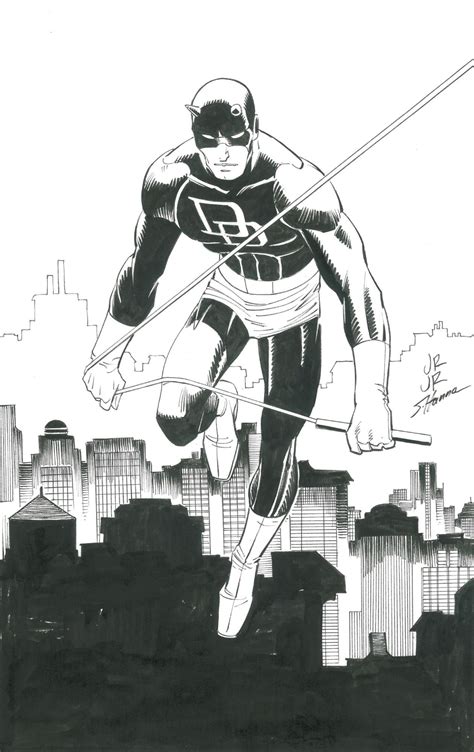 John Romita Jr Daredevil In Kyle Bs The Gallery Without Fear Comic