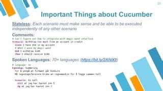 Introduction To Behaviour Driven Development BDD And Cucumber With Java PPT