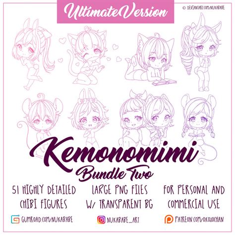 Big Kemonomimi Base Set Vol Ii Ultimate By Nukababe On Deviantart