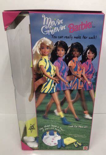 Mattel Movin And Groovin Barbie Doll 1997 Nrfb 17714 Factory Sealed