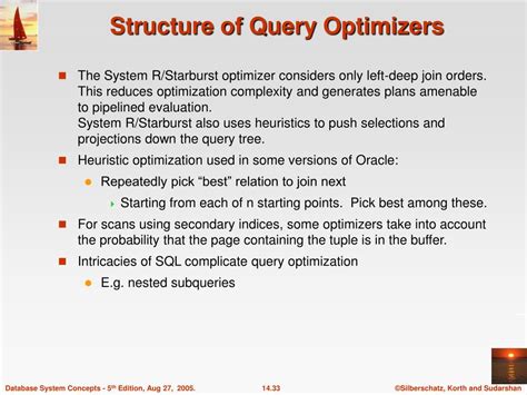 Ppt Chapter 14 Query Optimization Powerpoint Presentation Free