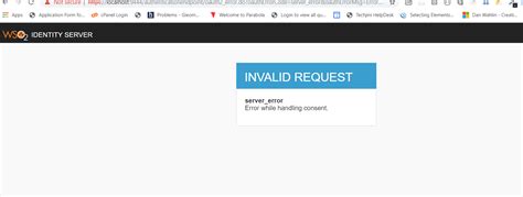 Openid Getting Error Using Wso2 Open Id Connect After Giving Consent