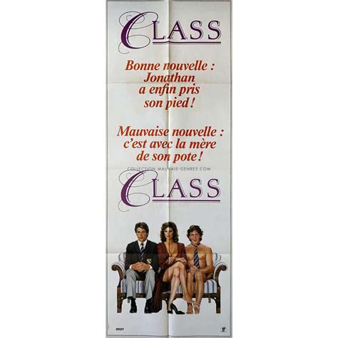 Class French Movie Poster 23x63 In 1983