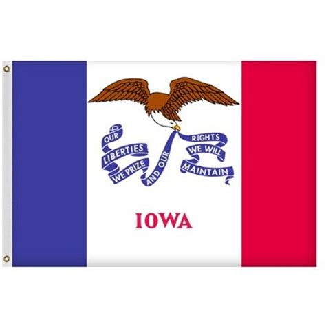 Buy Outdoor Iowa State Flags Made In The U S A Freedom And Glory