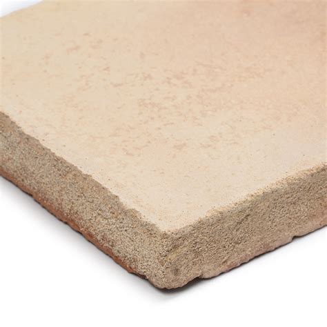 Baldosa Barro Artesanal Rectagular 20x10x2 2 Cm Color Arena Bba 015