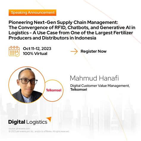 Digital Logistics Conference On Linkedin Chatbots Generativeai Rfid Supplychainmanagement
