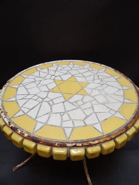 Six Pointed Star Malibu And Gladding Mcbean Tile Table