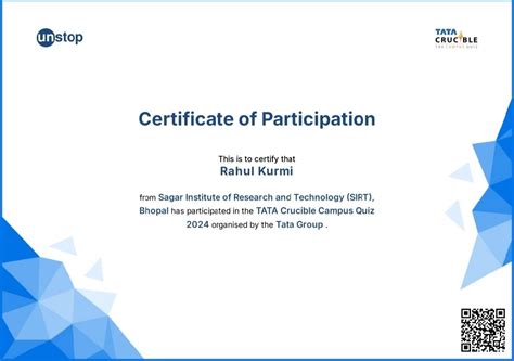 Rahul Kurmi On Linkedin Excited To Have Been Part Of The Tata Crucible