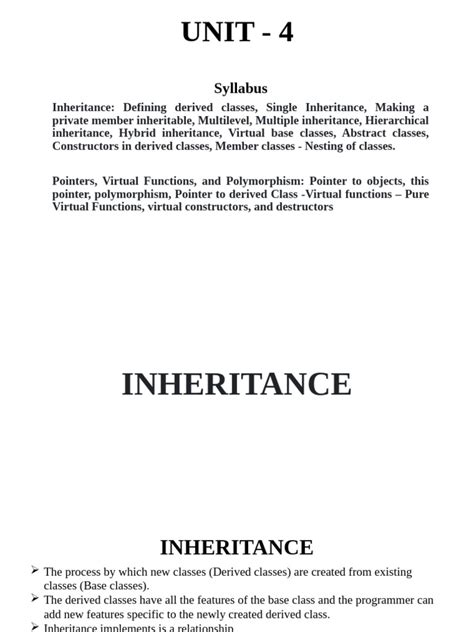 Inheritance 1 Pdf Class Computer Programming Inheritance Object Oriented Programming