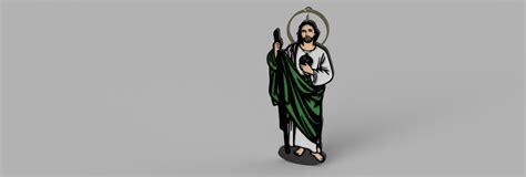 🎨 Dije San Judas San Juditas・ Stl File For 3d Printing・cults