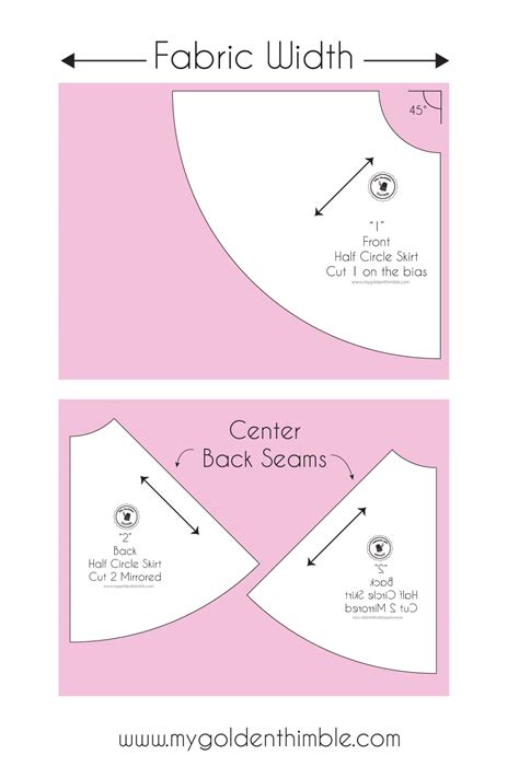 Drafting And Sewing A Tailored Half Circle Skirt Pattern