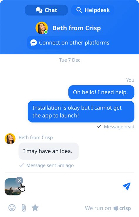 Chat Widget App For Website B2b And B2c Mobile Chat App Crisp
