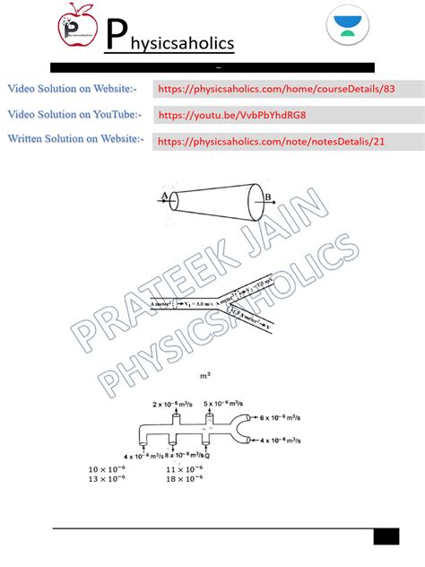 Uploads1641299683dpp 3 Fluid Equation Of Continuity Bernoullis Theorem And Its Applications