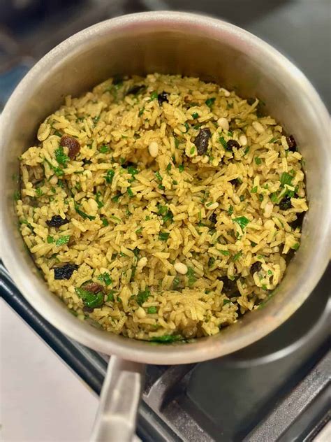 Basmati Rice Pilaf With Pine Nuts And Dried Fruit Carol Bee Cooks