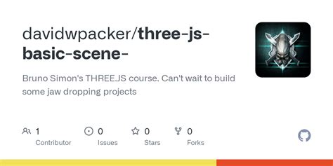 GitHub Davidwpacker Three Js Basic Scene Bruno Simon S THREE JS Course Can T Wait To Build