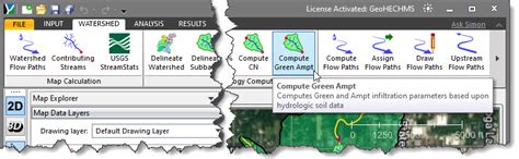 Compute Green Ampt Command Civilgeo Knowledge Base