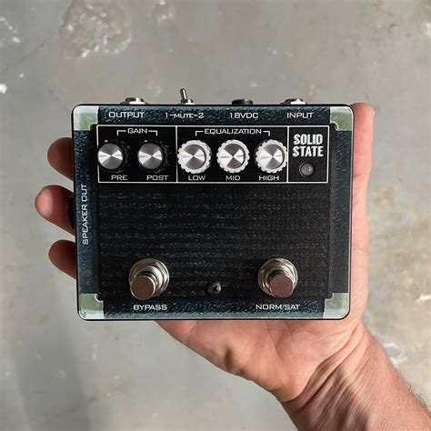 Solid State Amp Preamp Pedal — Acorn Amplifiers Effects Pedals And Tube Amplifiers