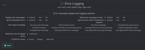 Failed To Switch Php From Disabled To Fpm Failed Php Error Log Cannot Be Set In None Mode