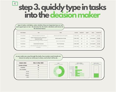 Task Priority Tracker Eisenhower Matrix Excel Template Decision Matrix Daily Priority