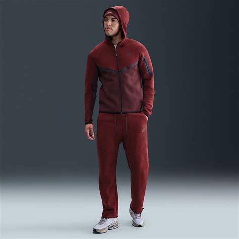 Red Nike Tech Fleece