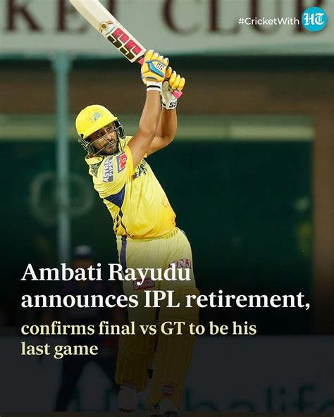 Hindustan Times On Linkedin Chennaisuperkings Ambat Gujarattitans