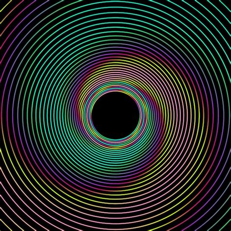 Premium Vector Abstract Colorful Wave Lines Flowing Isolated On Black
