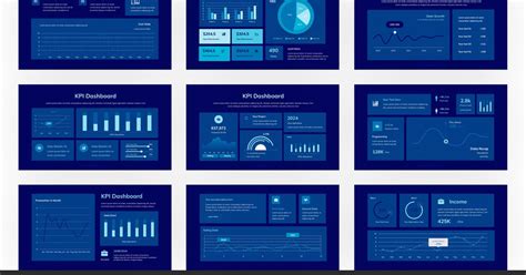 Kpi Dashboard Incl Visualization And Dashboard Envato