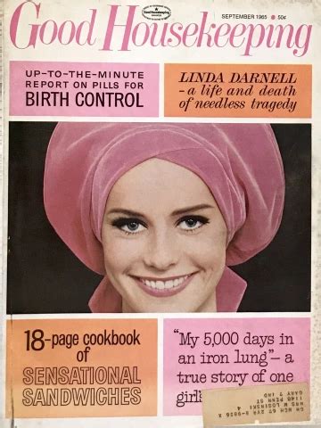 Good Housekeeping September 1965 At Wolfgangs
