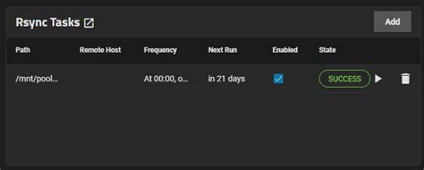 Rsync Tasks Screens TrueNAS Documentation Hub