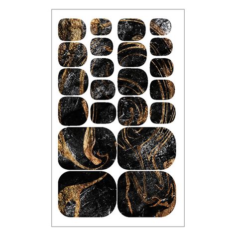 Badu Bg Стикери за нокти на пръстите на краката Залепващи стикери Ленти за лак за нокти Направи